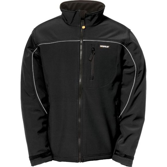 Caterpillar | Jackets & Coats | Cat Caterpillar Mens Black Soft Shell ...